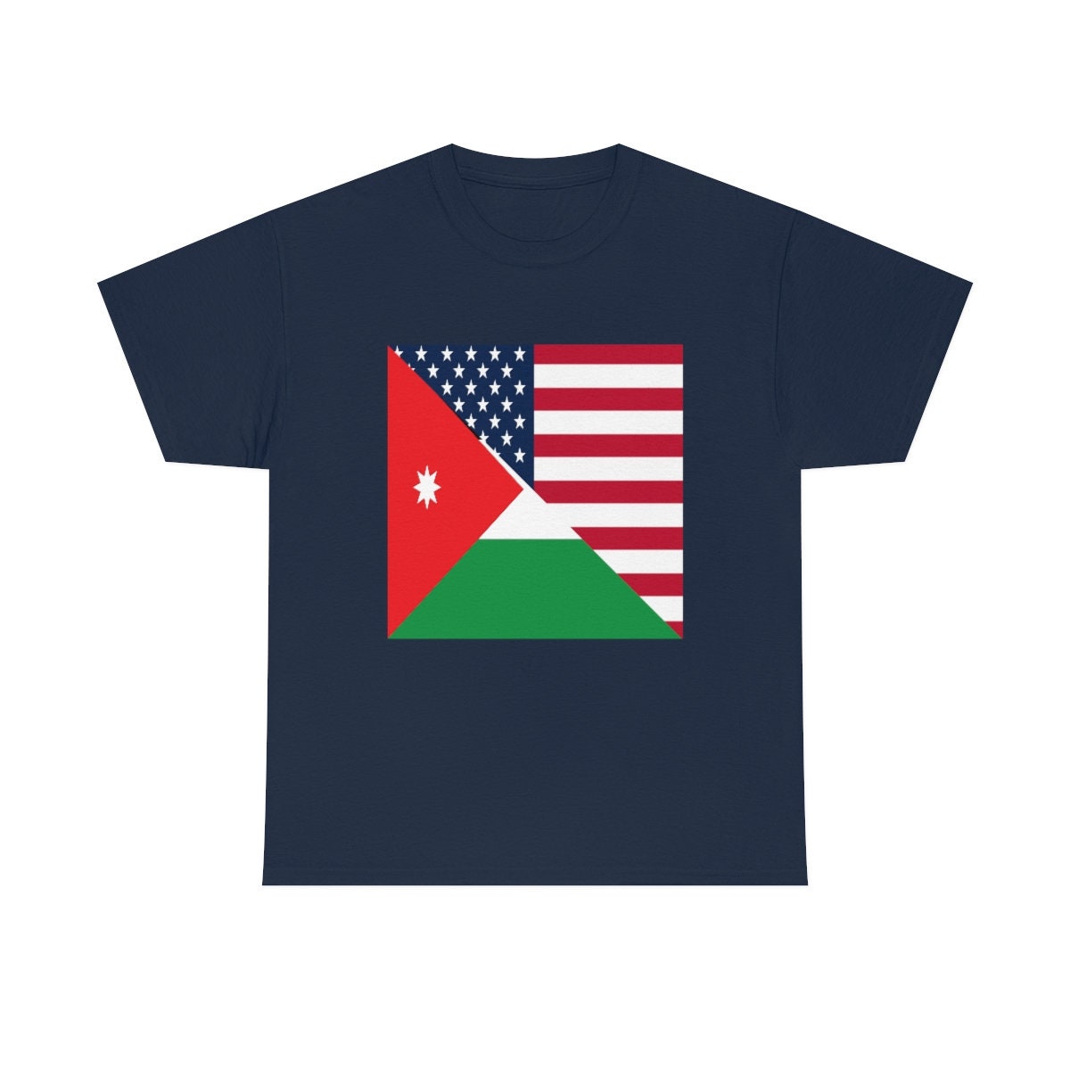 Jordan American Flag Half Jordanian USA T-shirt Unisex Tee - Etsy