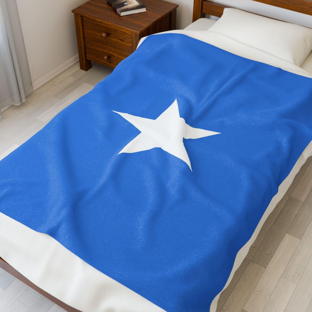 Somalia Flag Somalian Velveteen Plush Blanket | Gift for Friends, Throw ...