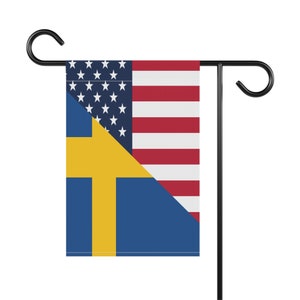 Swedish American Flag Sweden USA Garden & House Banner - Etsy