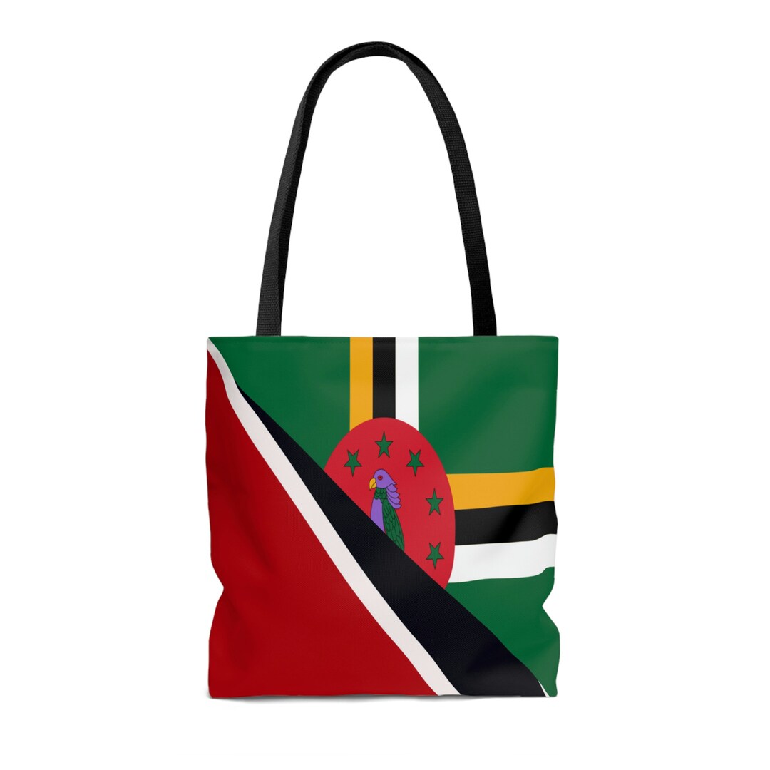 Trinidad Dominica Flag Trini Tobago Tote Bag | Shoulder Bag - Etsy