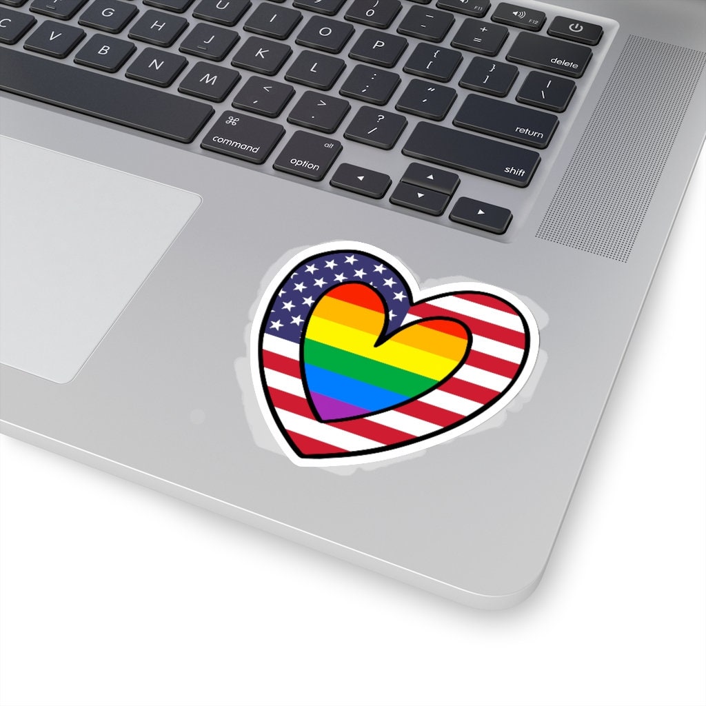 Rainbow Flag Sticker LGBTQ Gay Pride Stickers - Etsy