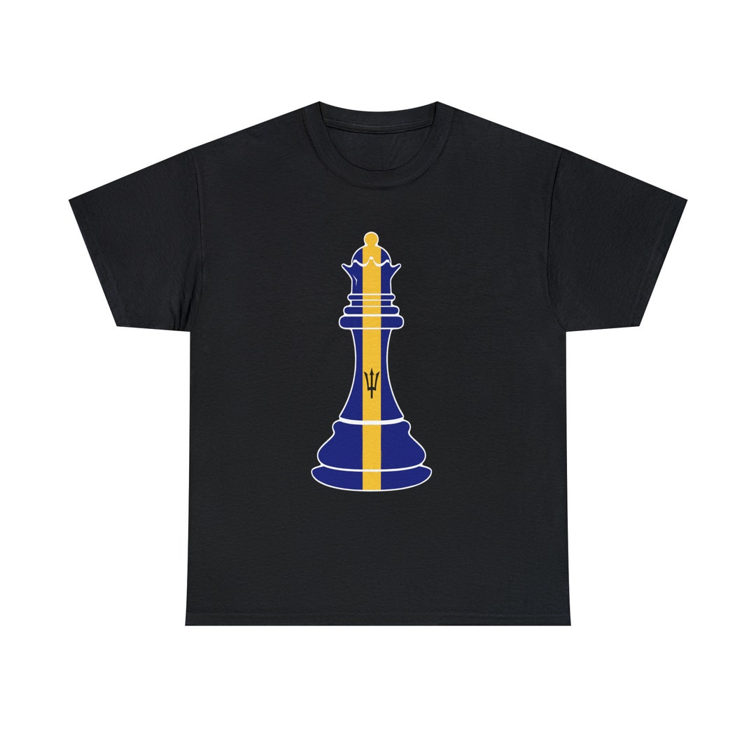 Bajan Queen Flag Chess Piece Barbados T-shirt Unisex Tee Shirt - Etsy