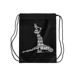 Neg Mawon Shapecloud Haitian Revolution Haiti Drawstring Bag - Etsy