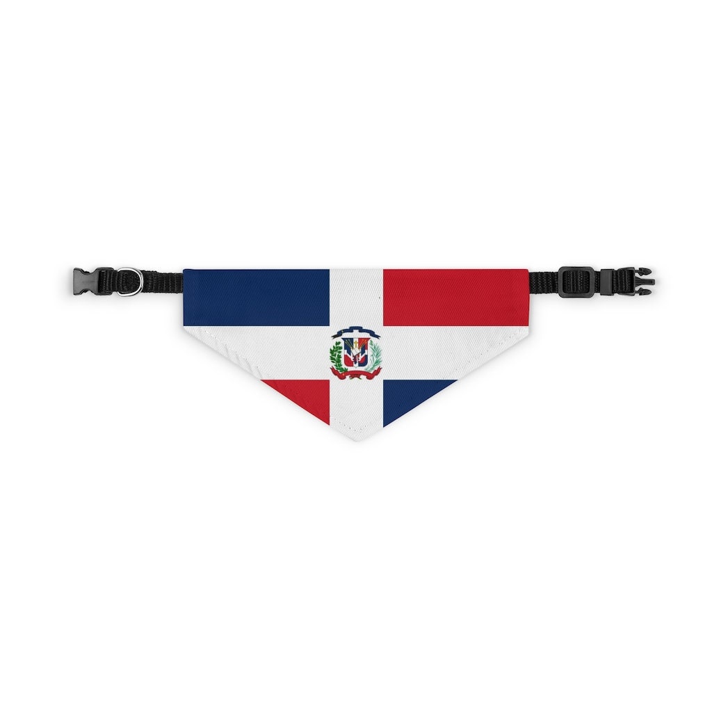 Dominican Republic DR Flag Pet Dog Cat Bandana Collar Gift For - Etsy