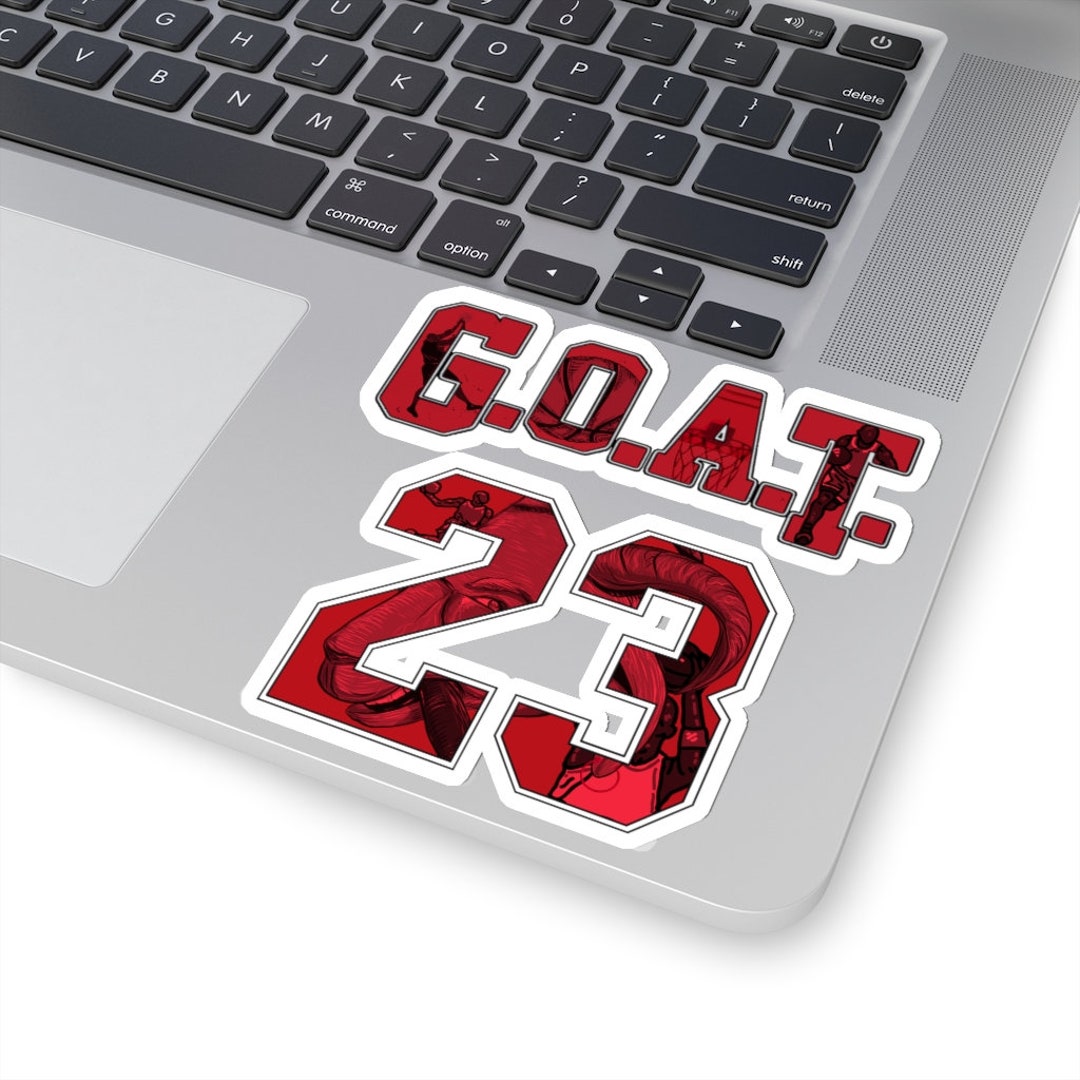 G.O.A.T. 23 Sticker Chicago GOAT Basketball Champion Accessory Gift For ...