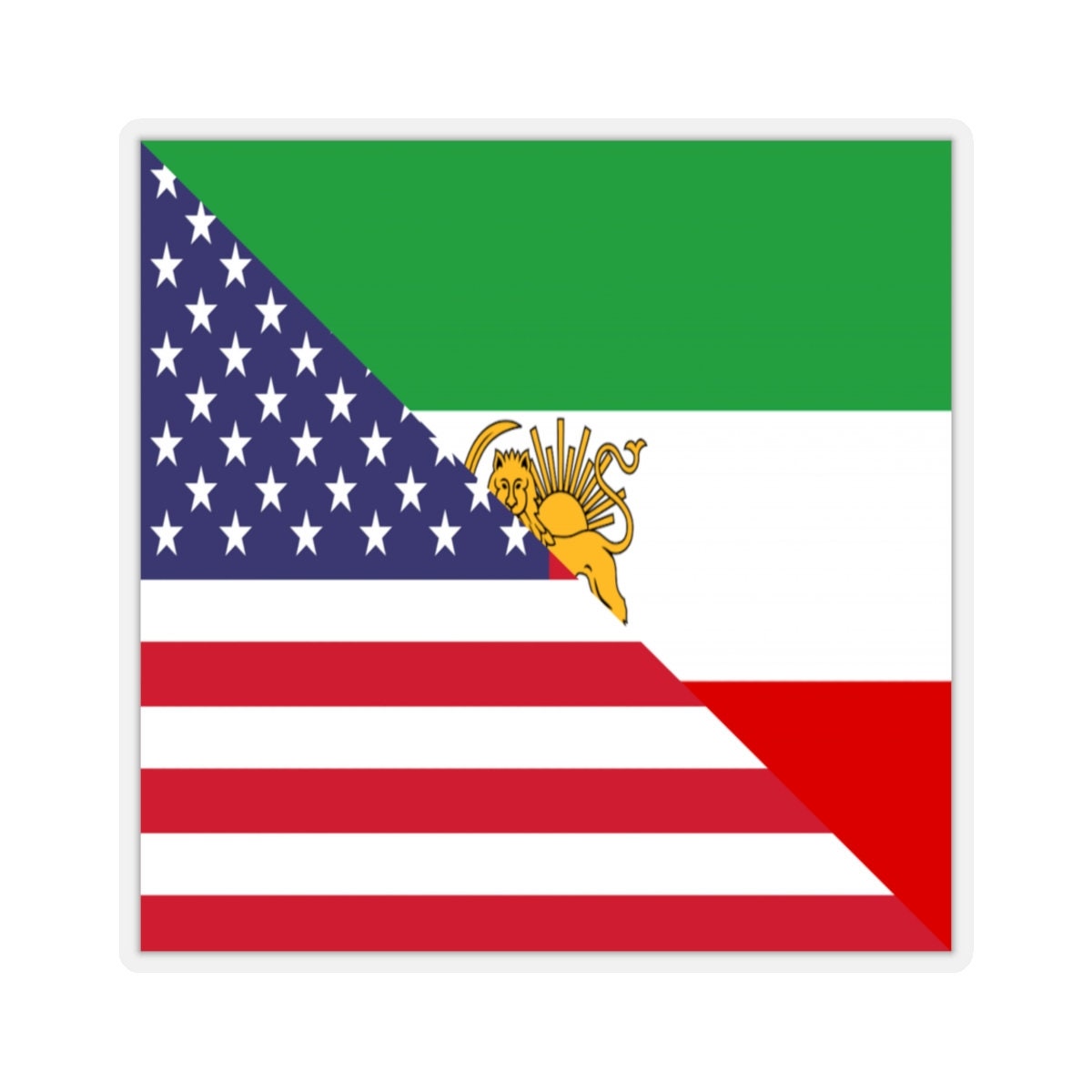 Old Iranian Flag