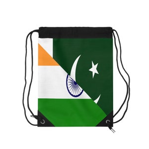 Pakistani Indian Flag Pakistan India Drawstring Bag - Etsy