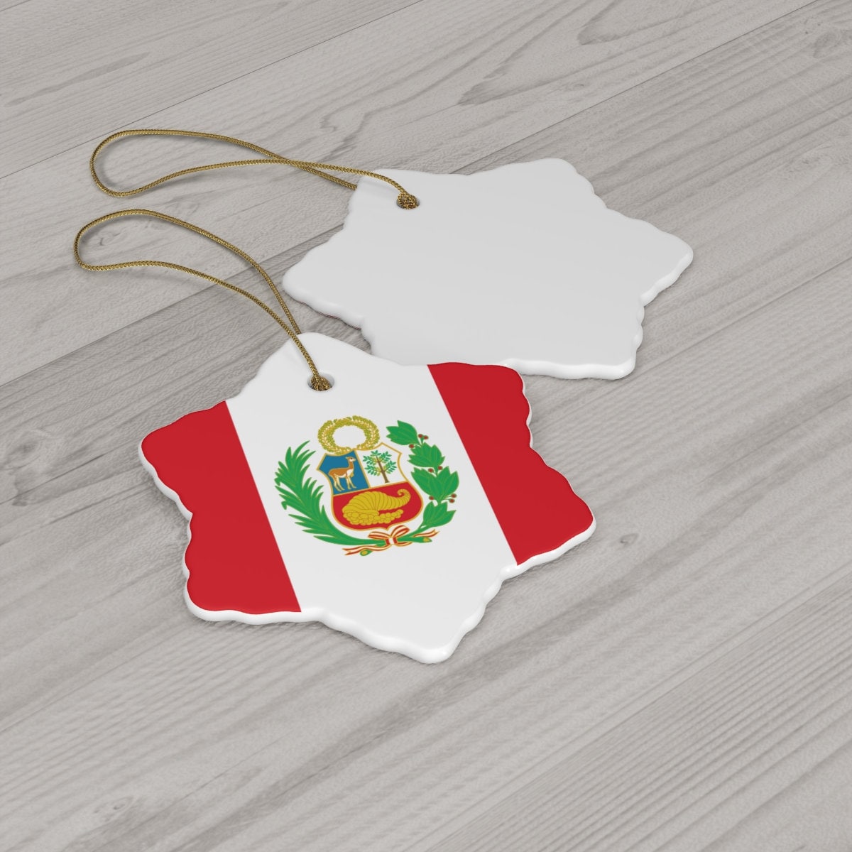 Peru Flag Ceramic Ornaments | Peruvian Christmas Tree Gift For - Etsy