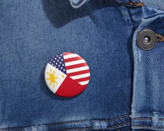 Filipino American Flag Patch - Etsy