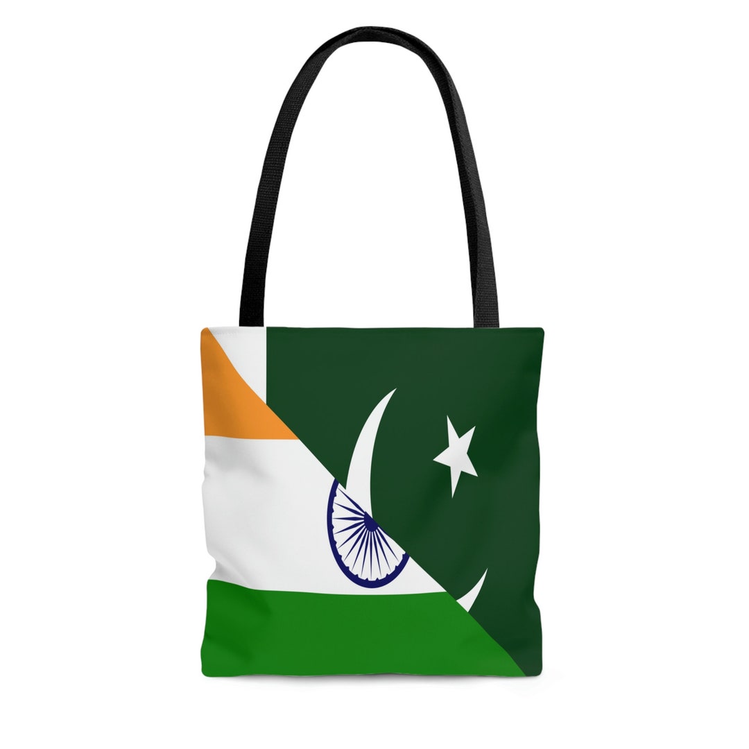 Pakistani Indian Flag Pakistan India Tote Bag Shoulder Bag Gift For - Etsy