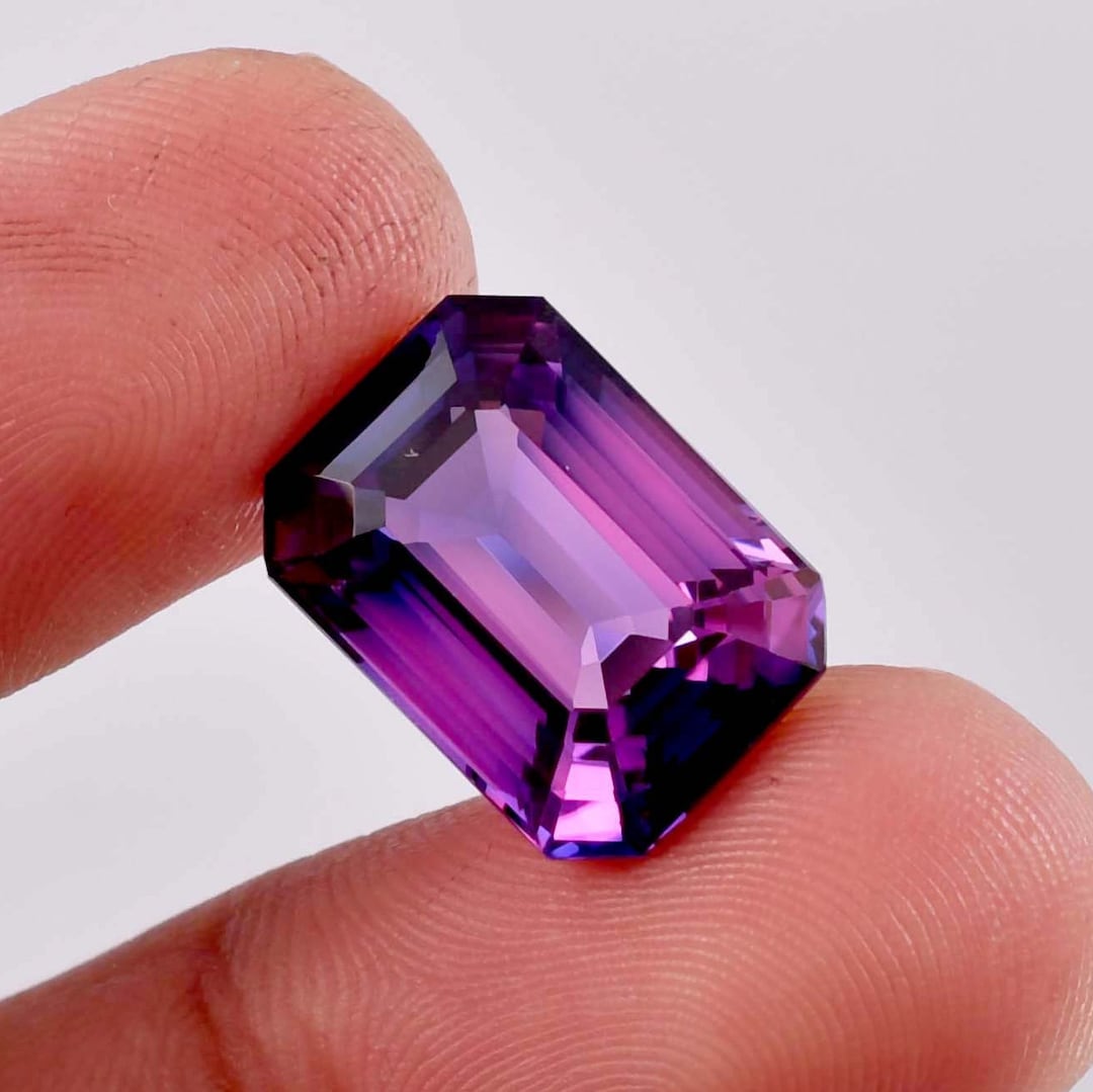 Rare Natural Purple-gray Ceylon Musgravite Emerald Cut Loose Gemstone ...