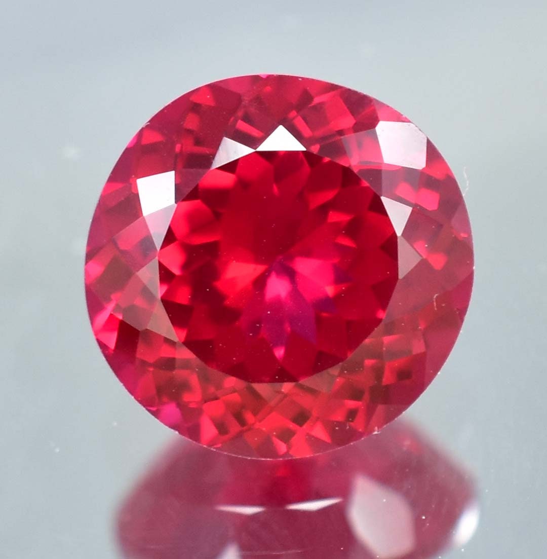 Rare Natural Flawless Burmese Red Painite Round Cut Loose Gemstone ...
