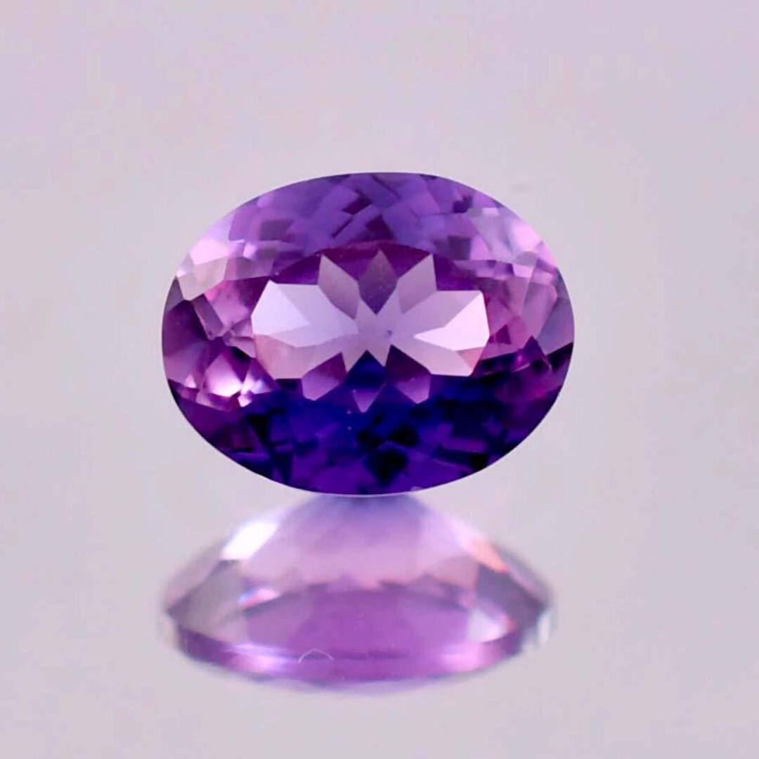 3.15 Ct Flawless Ceylon Purple Pink Bi-color Sapphire Oval Cut Loose ...