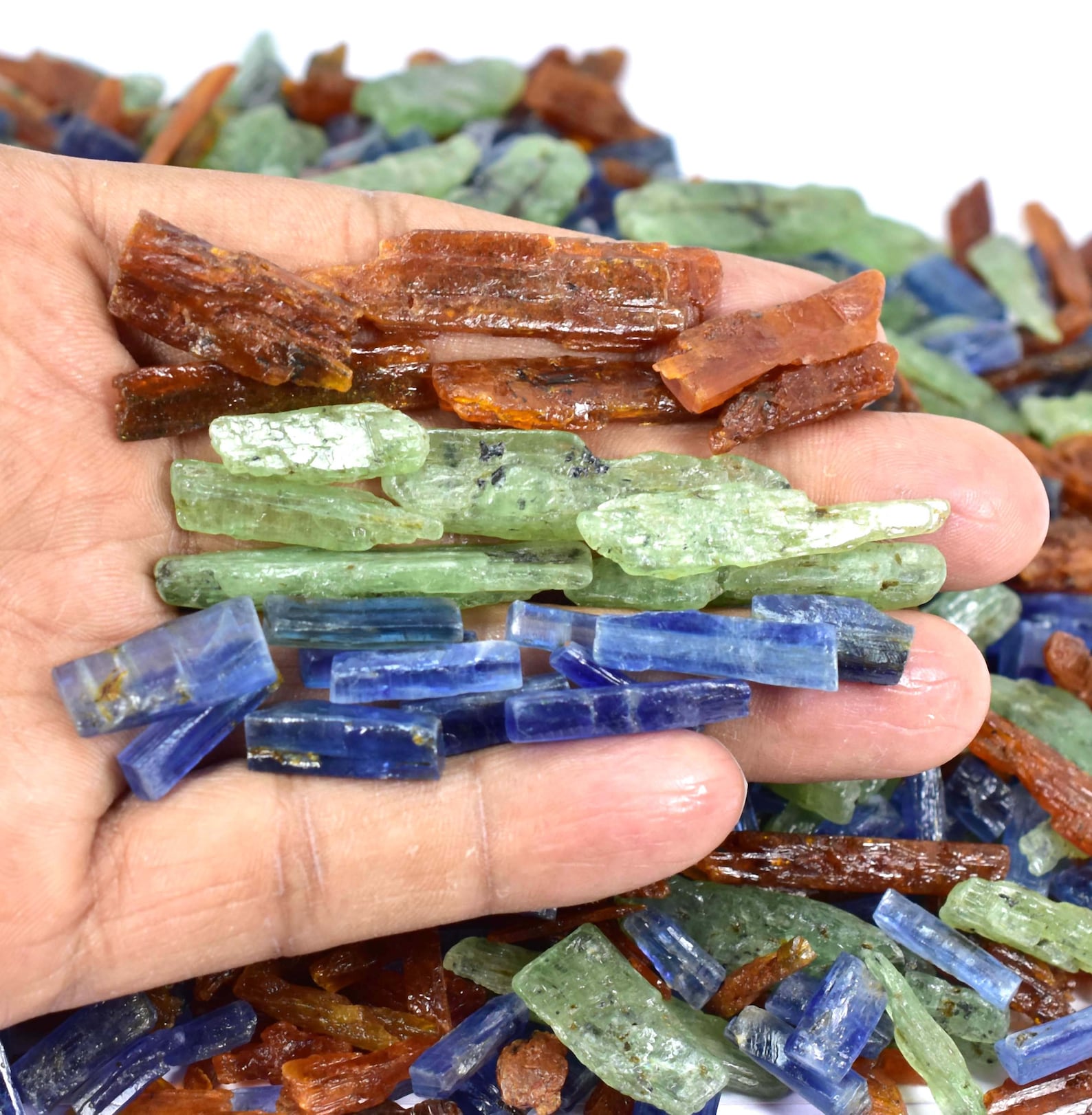 100% Natural Multi-Color Kyanite Earth-Mined Specimen Facet | Etsy