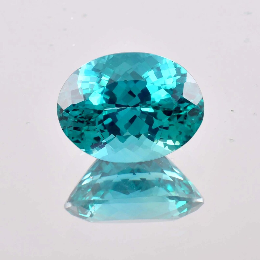 19.55 Ct Natural Bi-color Parti Sapphire Oval Cut Loose Gemstone GIT ...