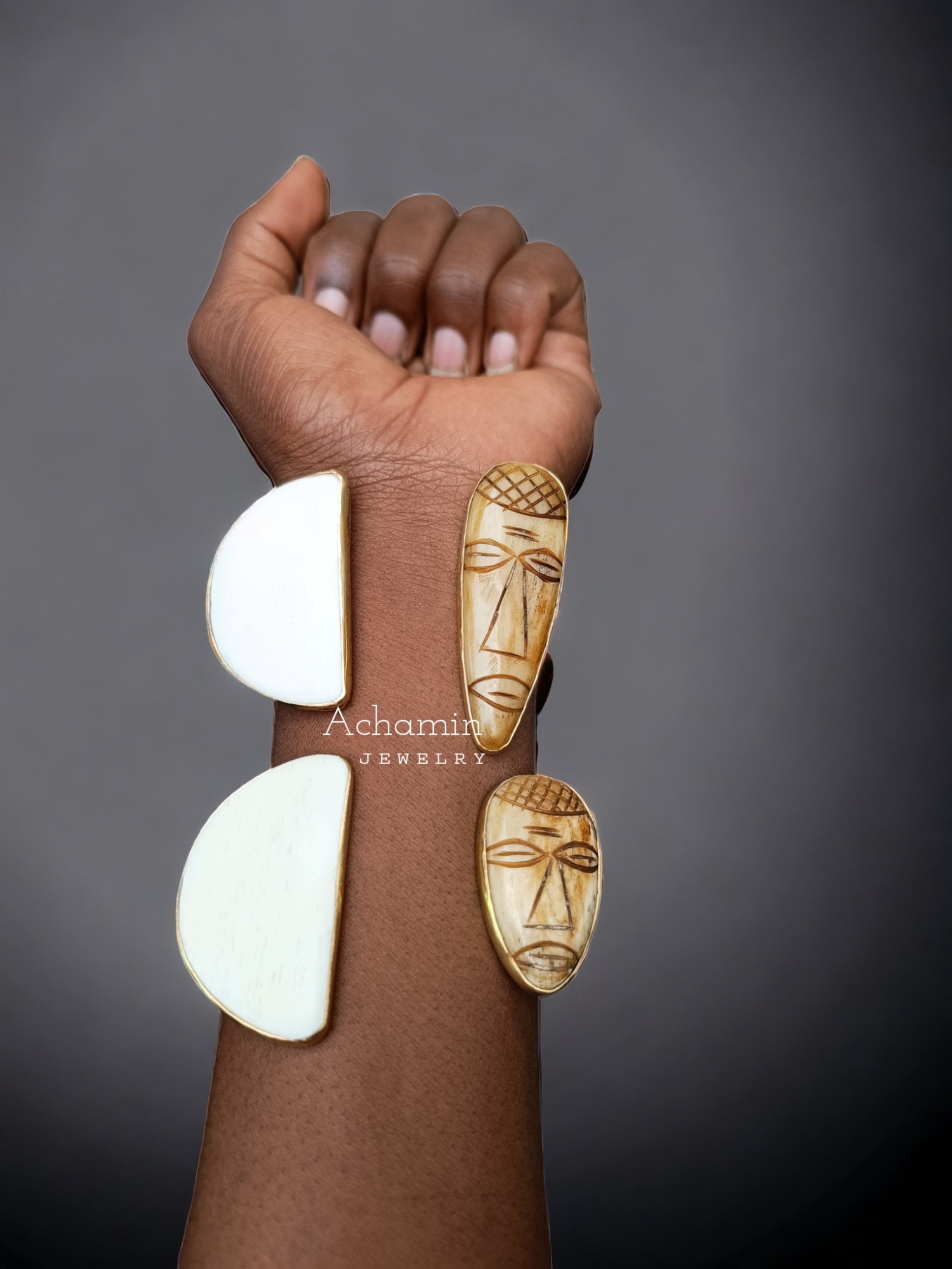Brass Bracelets, African Brass Bracelets, Cuff Bracelets, Adjustable ...