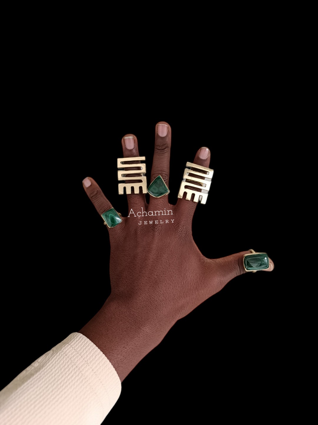 5 Brass Rings, African Rings, Adjustable Rings, Wholesale Jewelry,brass ...