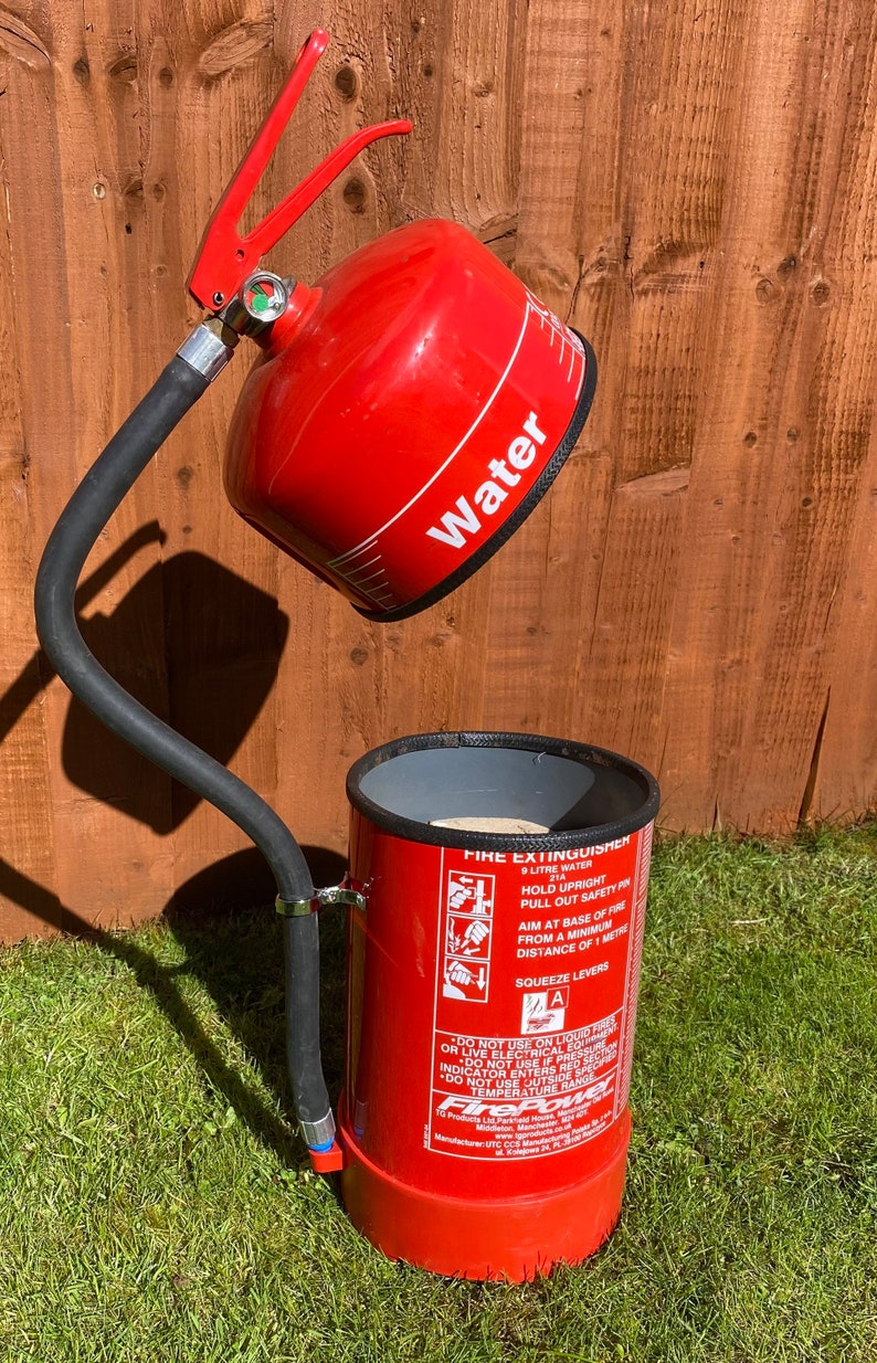 Recycled Fire Extinguisher 9L Storage/ash Tray - Etsy UK