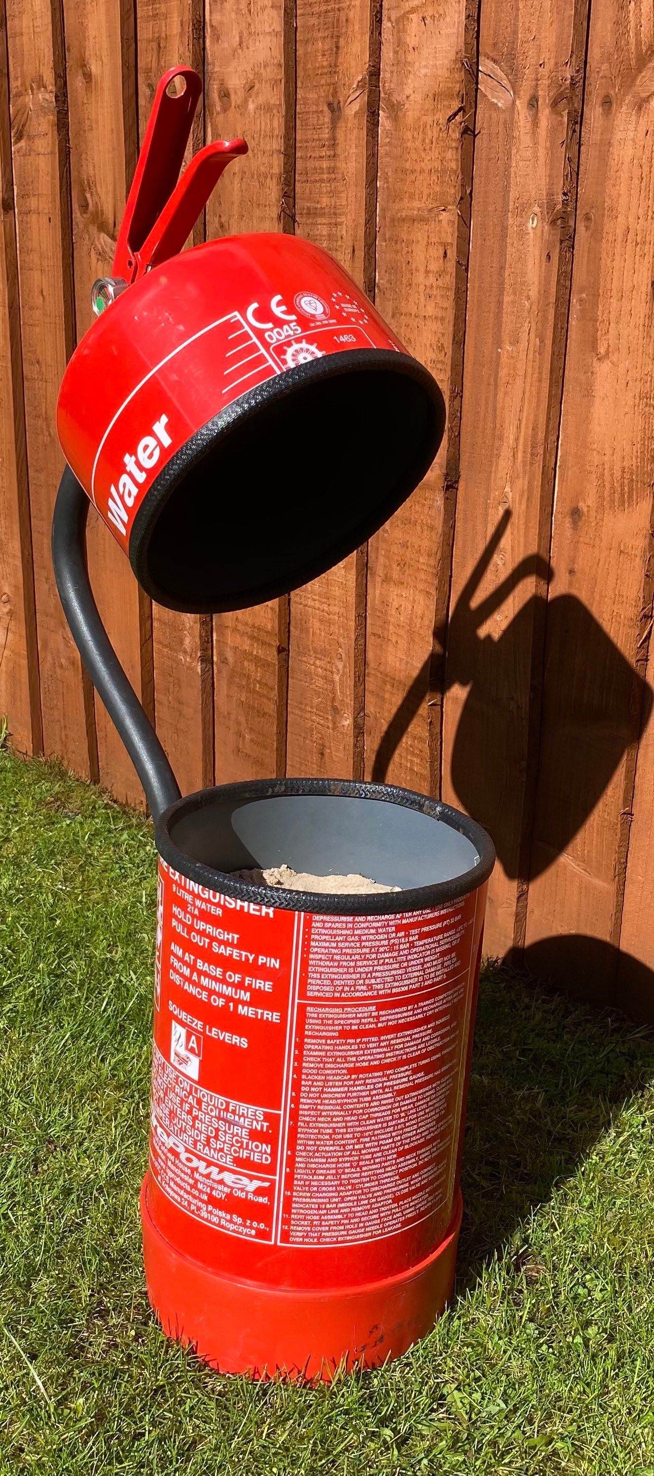 Recycled Fire Extinguisher 9L Storage/ash Tray - Etsy UK