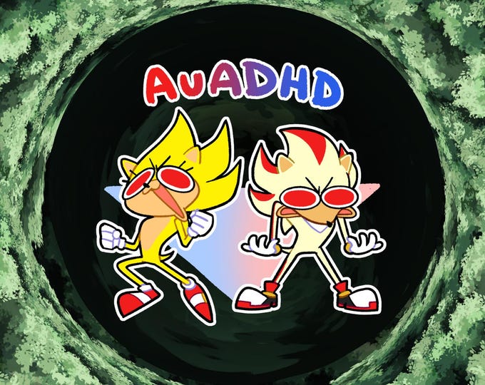 PRE-ORDER Sonic and Shadow the Hedgehog Auadhd Charm Keychain 3in ...