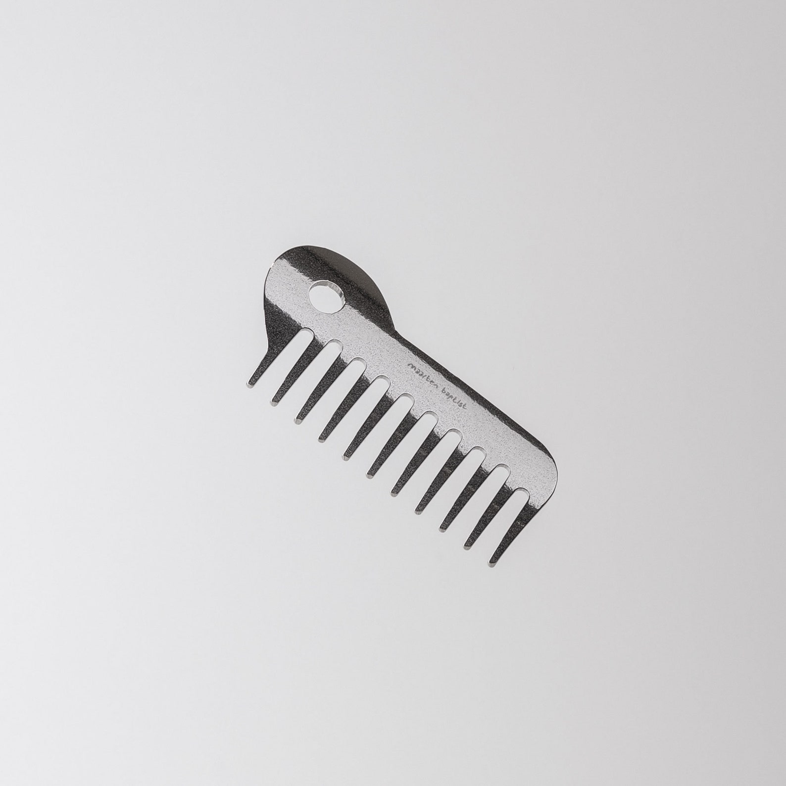 Mini Stainless Steel Comb: Pocket Beard & Mustache Grooming Keyring - Etsy