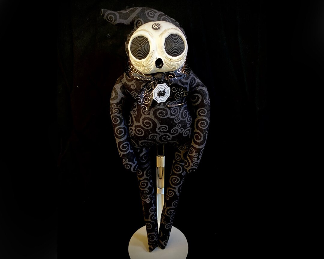 Specters 17” OOAK Clay Face Ghost Rag Doll Plush “spiral” - Etsy
