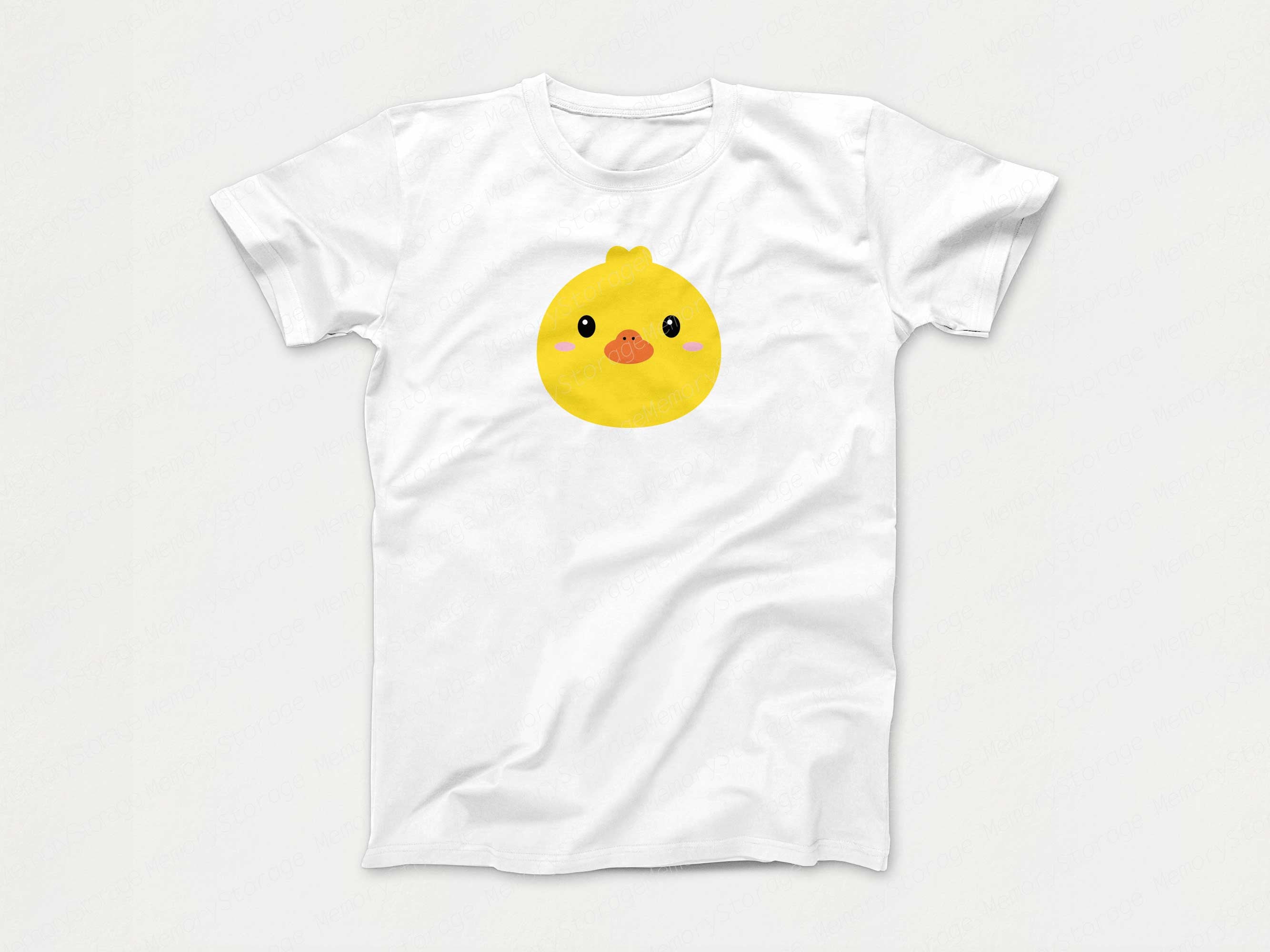 Cute Duck Face Transparent PNG for Babysuit Baby Duck SVG for Cricut ...