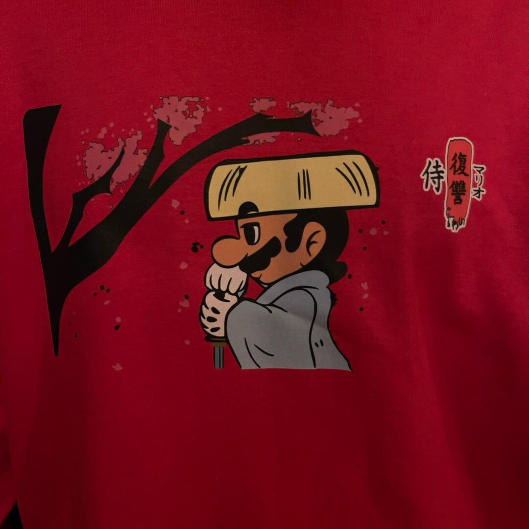 Mario Samurai Hoodie Mario, Samurai Mario, Japanese, Super Smash Bros ...