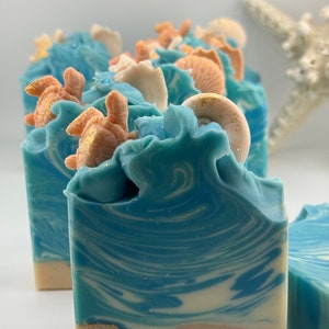 New Beach Theme Soap, Ocean Soap, Ocean Breeze Soap, Artisan Soap, Shea ...