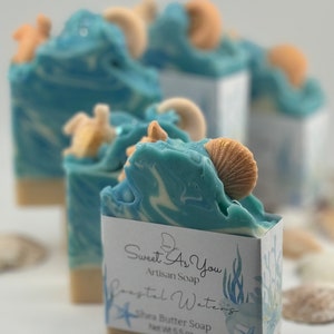 New Beach Theme Soap, Ocean Soap, Ocean Breeze Soap, Artisan Soap, Shea ...