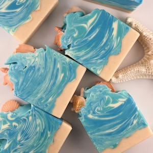 New Beach Theme Soap, Ocean Soap, Ocean Breeze Soap, Artisan Soap, Shea ...