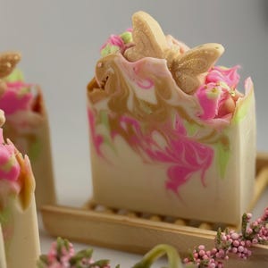 New Foral Soap, Artisan Soap, Handmade Soap, Artisan Soap, Butterfly ...