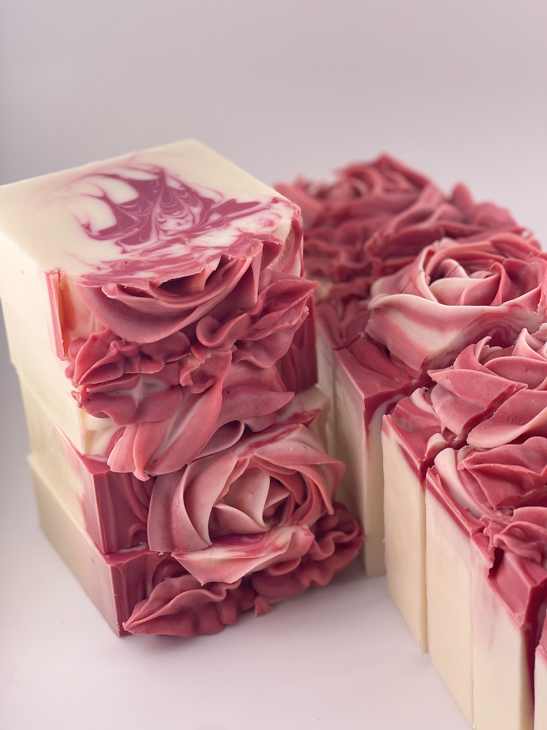 New Rose Soap, Floral Scented Soap, for Mom,for Her, Pink Rose Artisan ...
