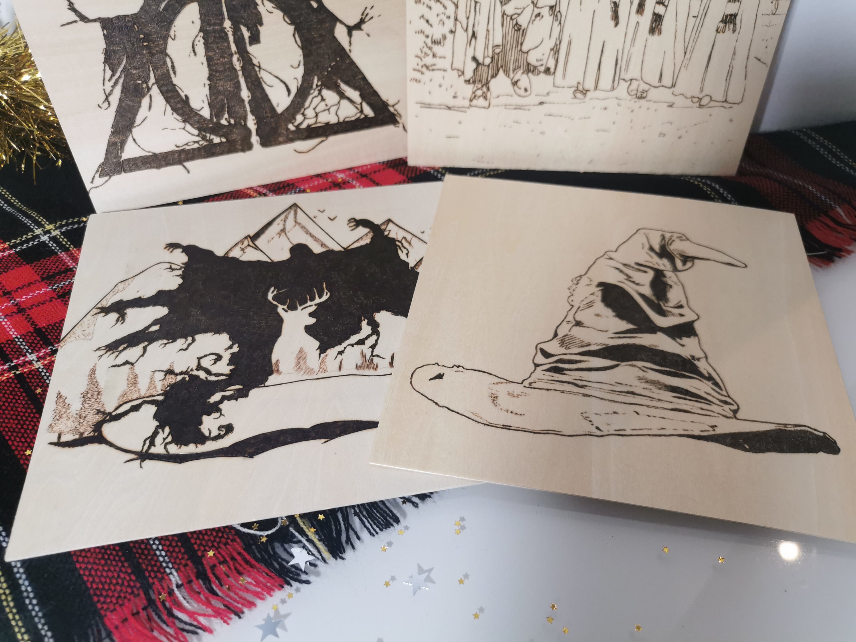 Harry Potter Handmade Wood Burning Pyrography Poster - Etsy