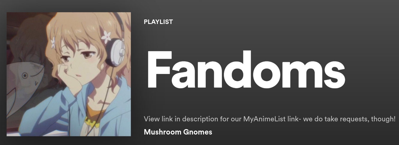 Character Themed Playlists - Etsy