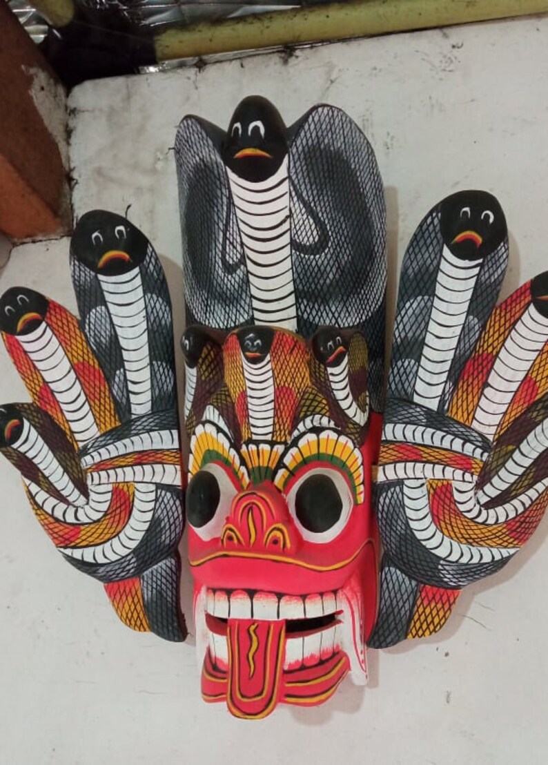 Sri Lanka Snake Mask,naga Raksha,cobra Mask,ceylon Mask,traditional ...