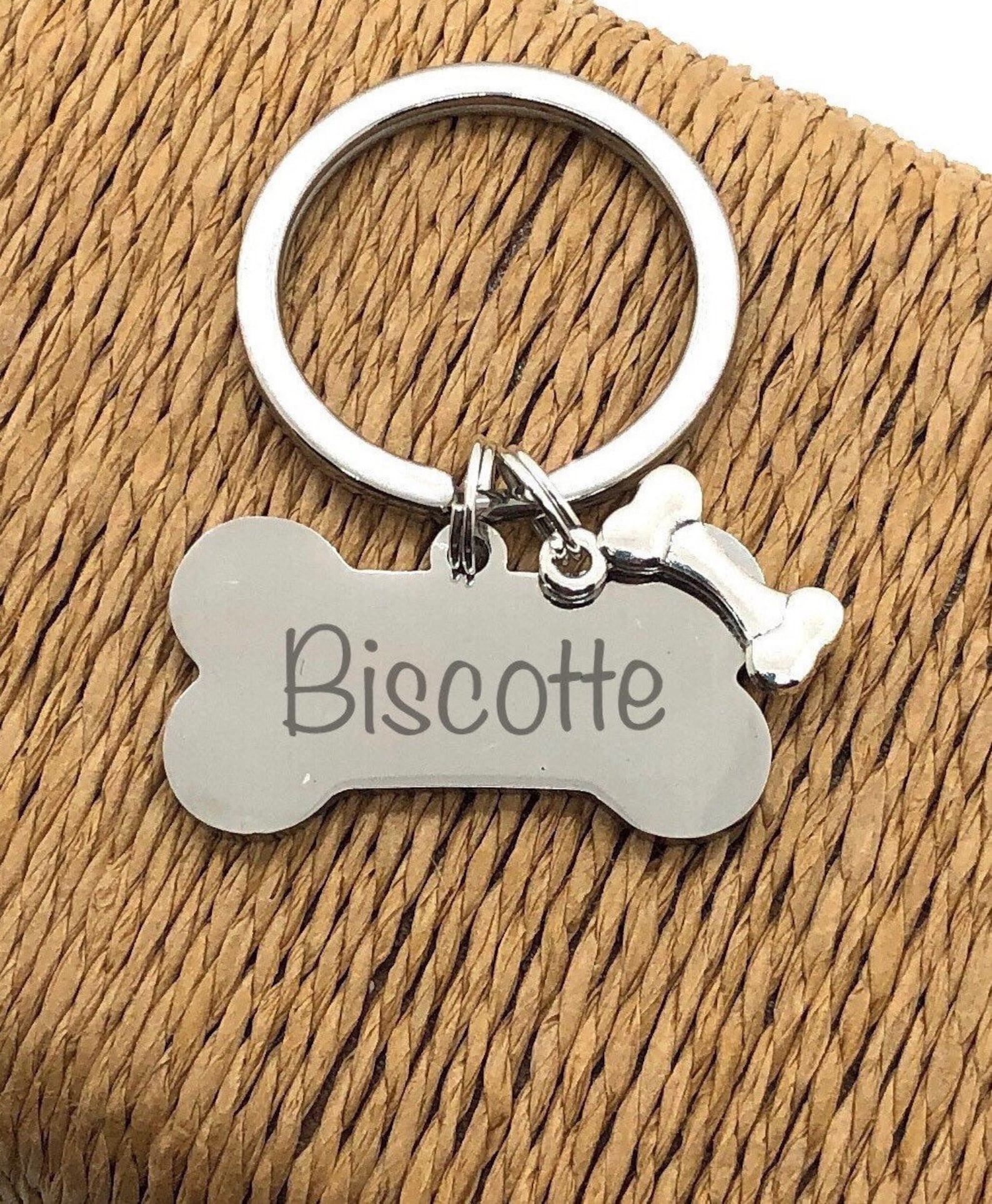Médaillon chien Médaillon personnalisé Os pour petit chien - Etsy France