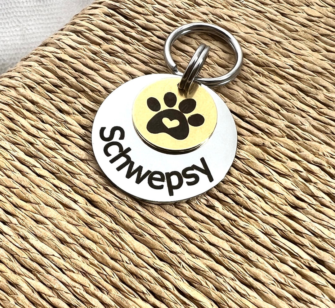 Personalized Medallion Identification Tag Cat Medallion - Etsy