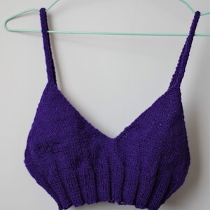 Knitted Bralette Knitting Pattern - Etsy