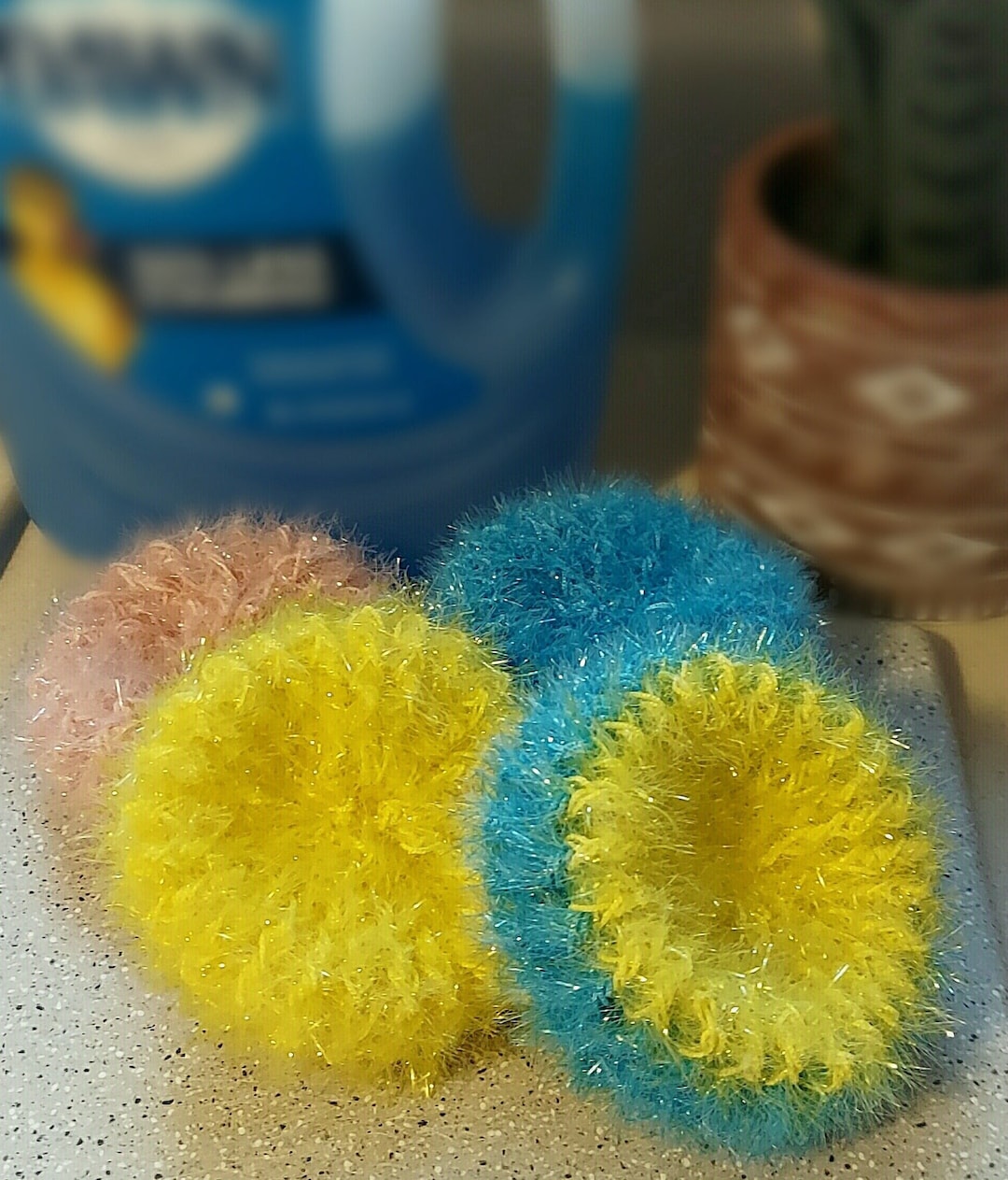 Scrubby Pad, Dish Scrubby, Pot Scrubber, Kitchen Scrubby, Bathroom ...