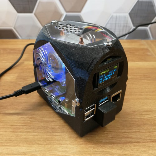 Raspberry Pi 4B Desktop Computer Case - Etsy