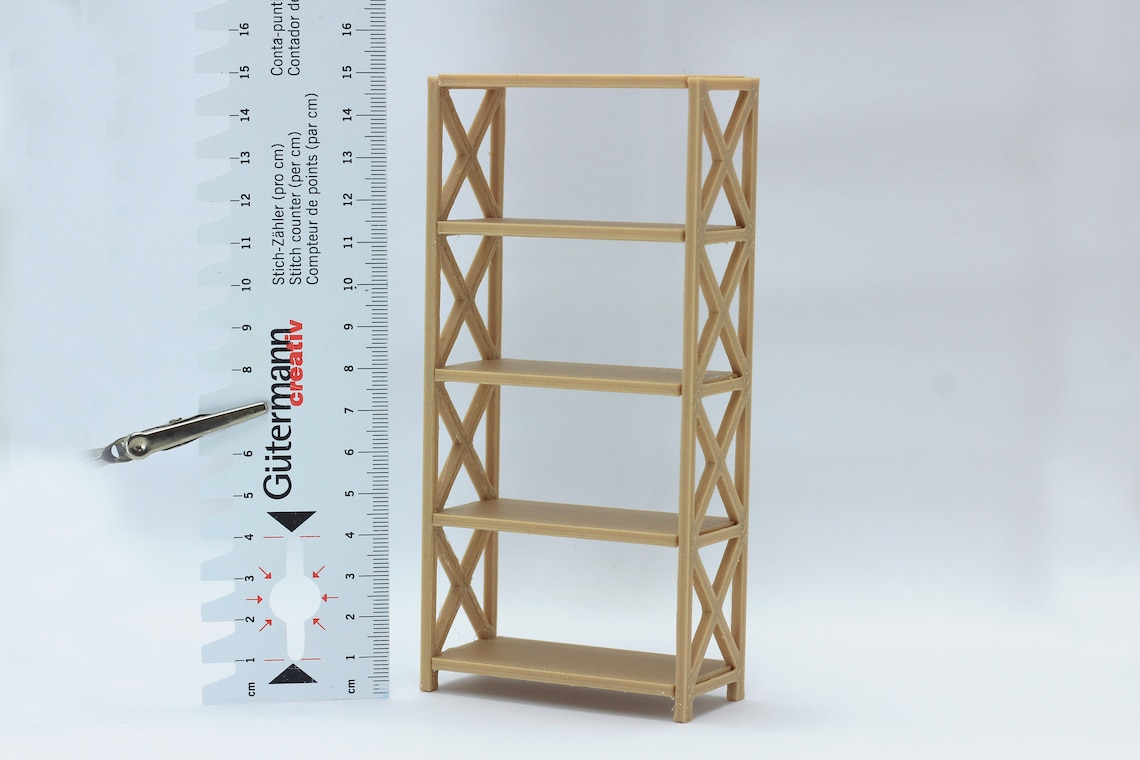 Wooden 3D Print Rack Dollhouse Miniature 1:12 Miniature - Etsy
