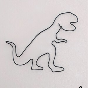 Dinosaur Wire Wall Art | Apatosaurus / Triceratops / T-rex ...