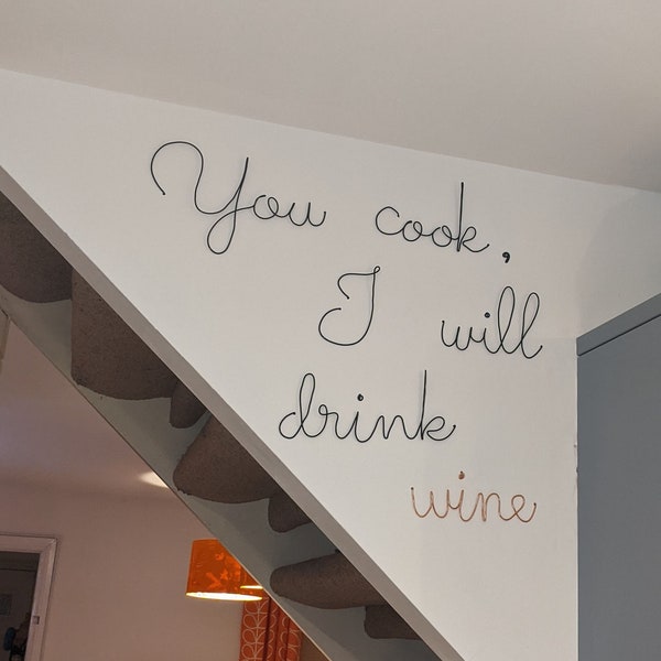Wire Word Sign - Etsy