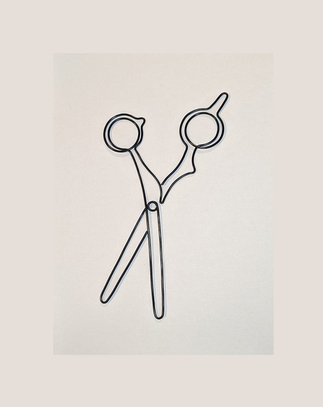 Scissor Wire Wall Art | Custom Handmade Scissor Art Decor | Gift for ...