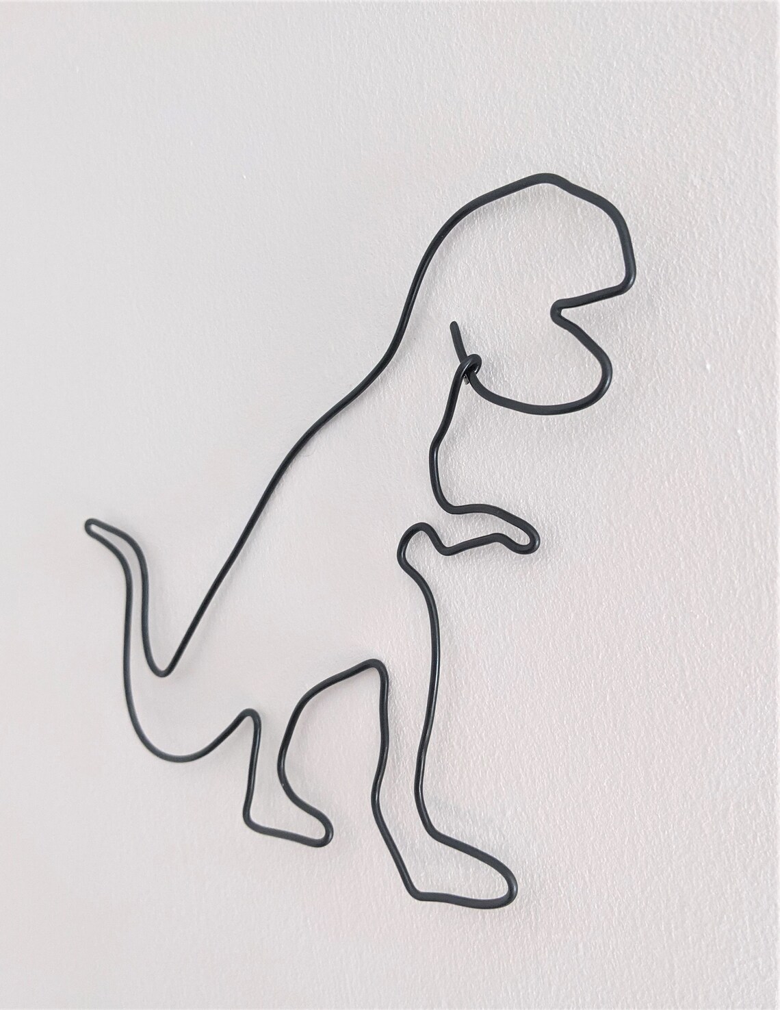 Dinosaur wire wall art Apatosaurus / Triceratops / T-Rex / | Etsy