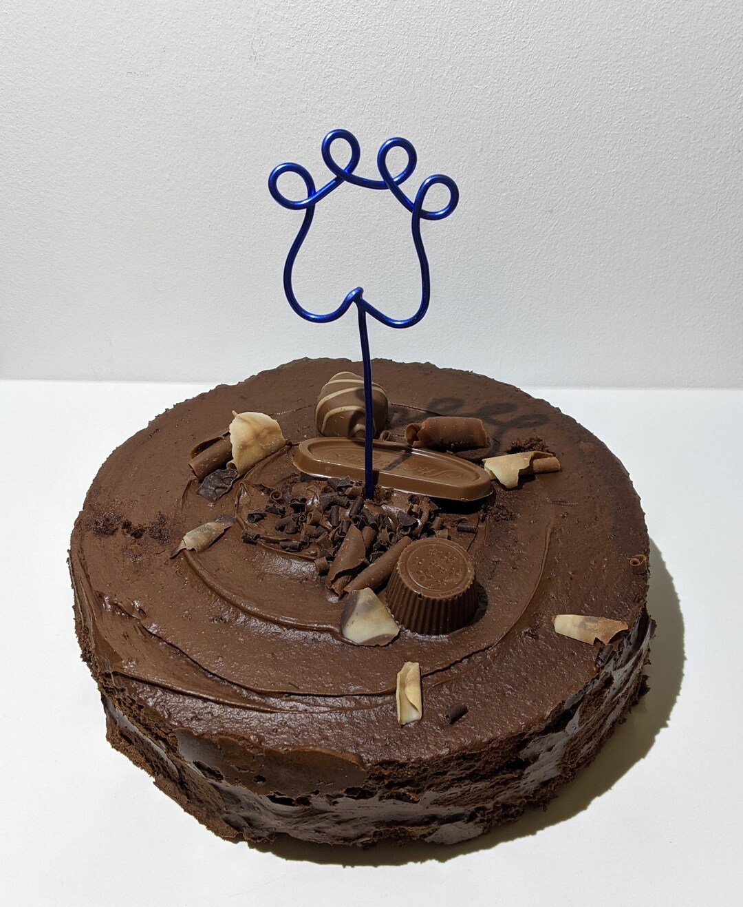 Wire Paw Print Cake Topper | Range of Colours, Perfect for Any Age ...