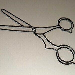 Scissor Wire Wall Art | Custom Handmade Scissor Art Decor | Gift for ...