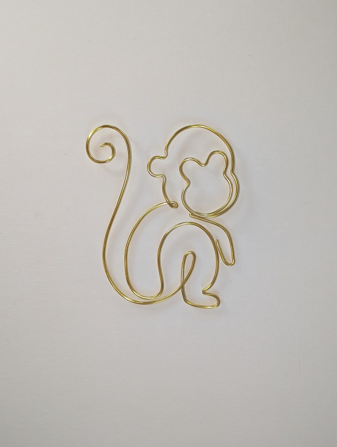Monkey Wire Wall Art | Jungle Theme | Handmade Sign for Home | Monkey ...