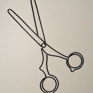 Scissor Wire Wall Art | Custom Handmade Scissor Art Decor | Gift for ...